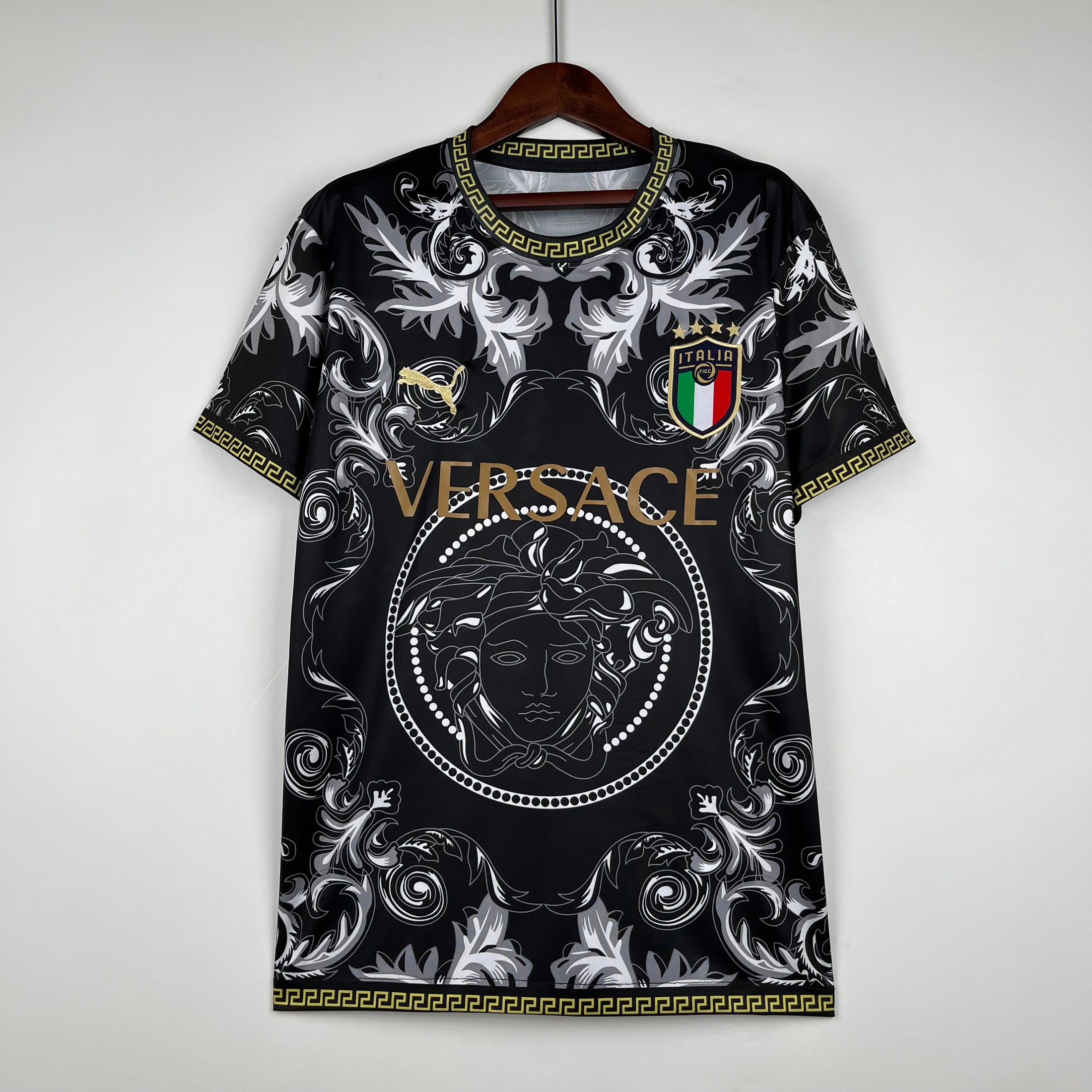 Maillot Italie/Italia Versace Black Edition 2023/24 – Play-foot